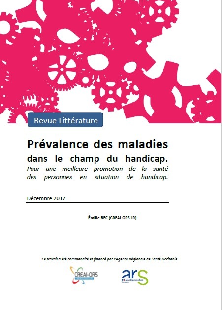 Prévalence des maladies dans le champ du handicap. Pour une meilleure ...